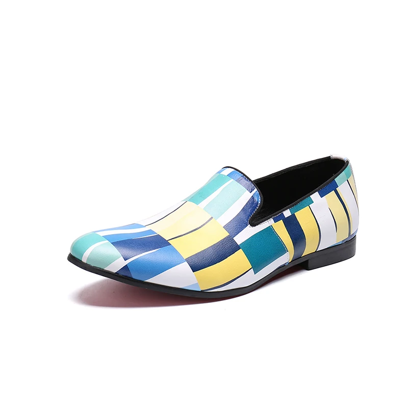 Na062 Colorful Fashion Mens Dress Shoes Party Ceremony Size 45 46 ...