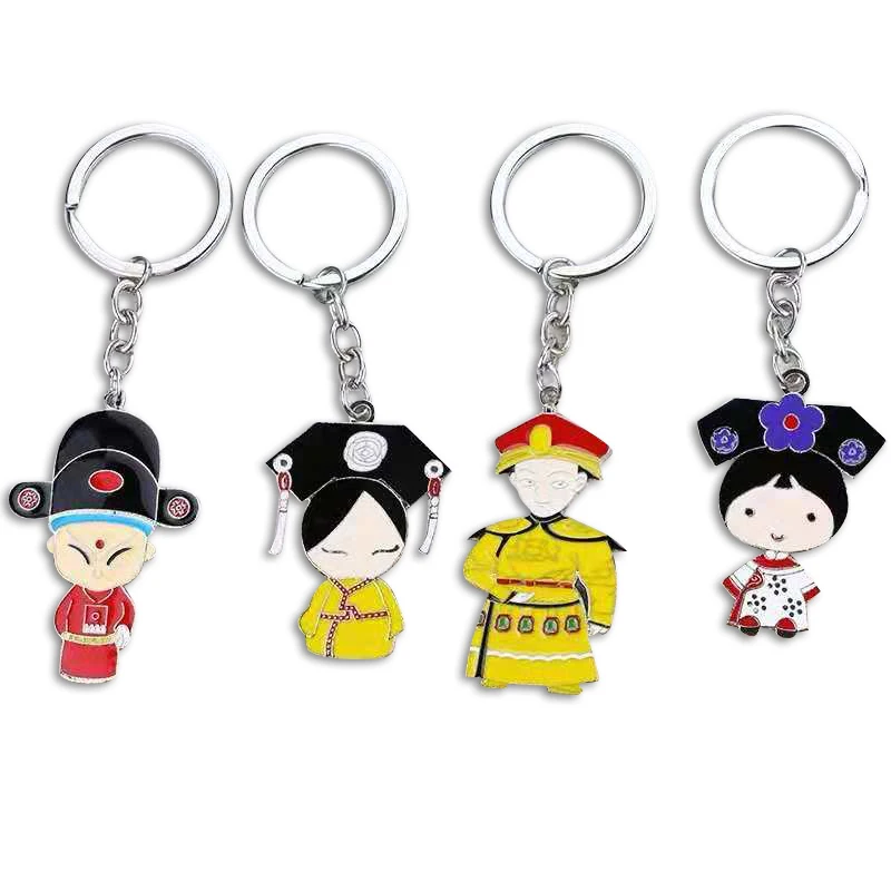 Factory Custom Chinese Court Character Metal Key Chain - Buy Custom Key ...