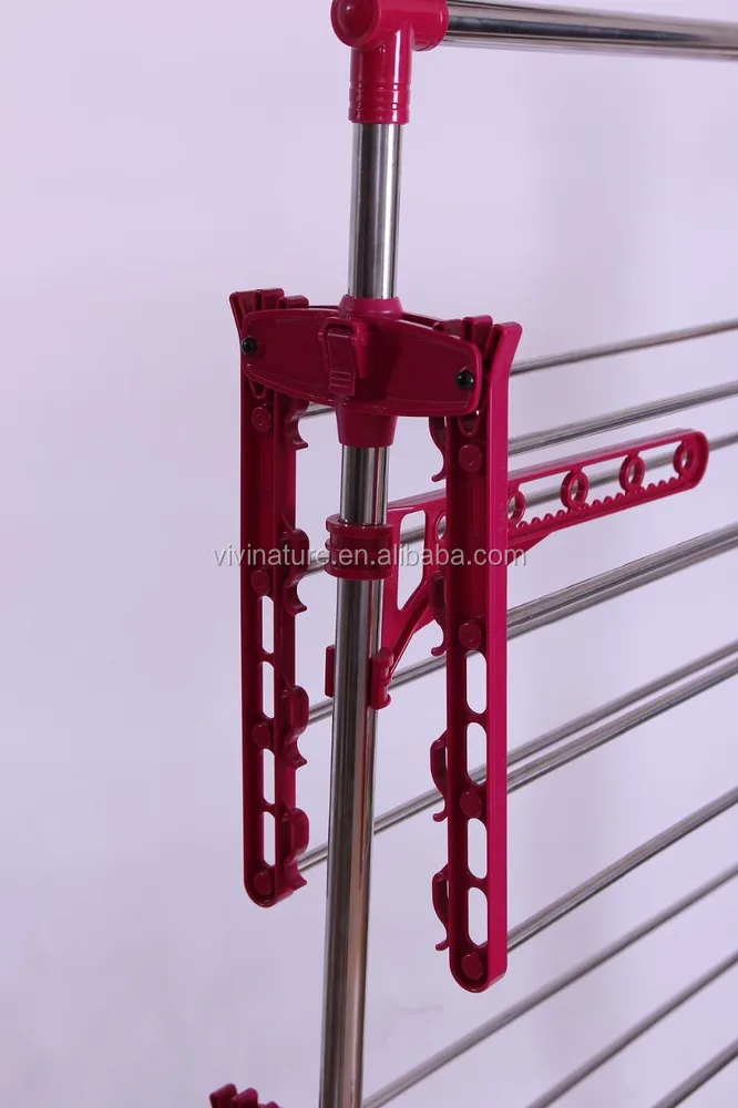 3 Tier Folding Cloth Drying Rack - Versatile & Space-saving