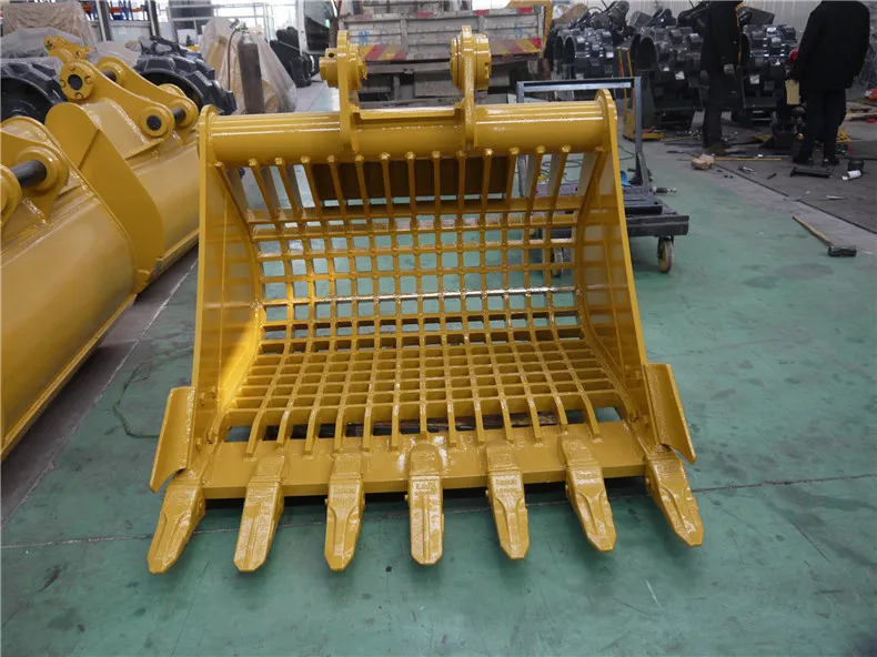 Popular Excavator Sieve Bucket,Excavator Grid Bucket,Skeleton Screening ...