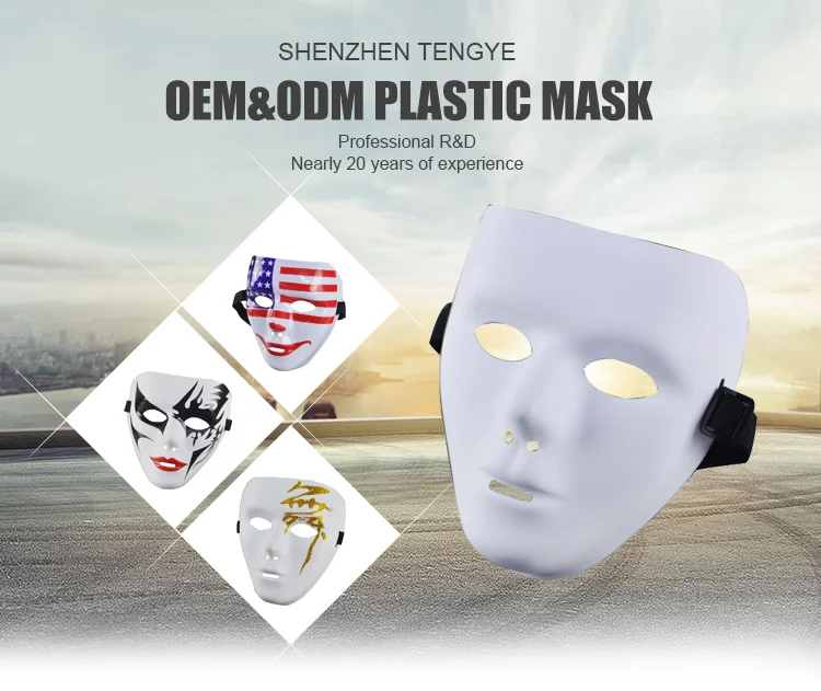 Custom Vacuum Forming Plastic Pvc Funny Face Mask - Buy Vacuum Formed ...