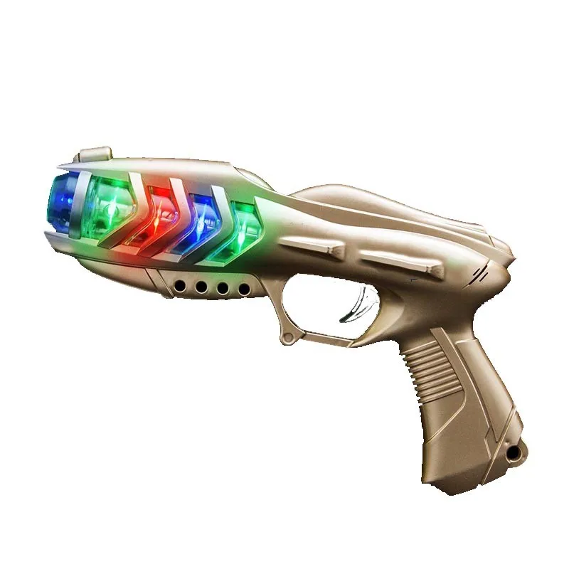 Blinkee Light Up Spinning Barrel Space Gun- Laser Space Blaster Toy ...