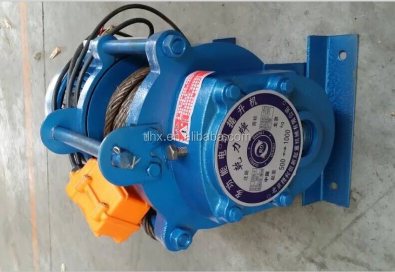 1000kg/500 Kg Endless Rope Winch With Rope 100m 380v 3phase - Buy 500 ...