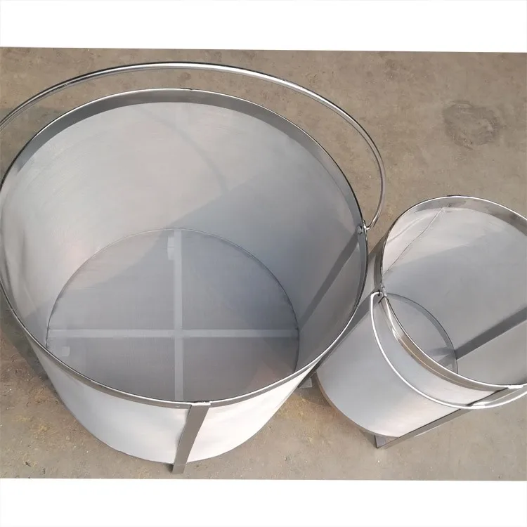 Stainless Steel Mesh Filter Bucket - Perfect for Liquid Filtration