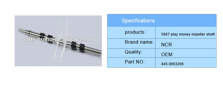 Ncr Atm Part 5887 Play Money Impeller Shaft 445-0663266 - Buy Ncr Atm ...