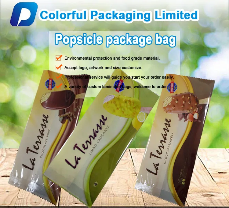 Frozen Plastic Disposable Popsicle Wrappers Bag Ice Cream Packing - Buy ...