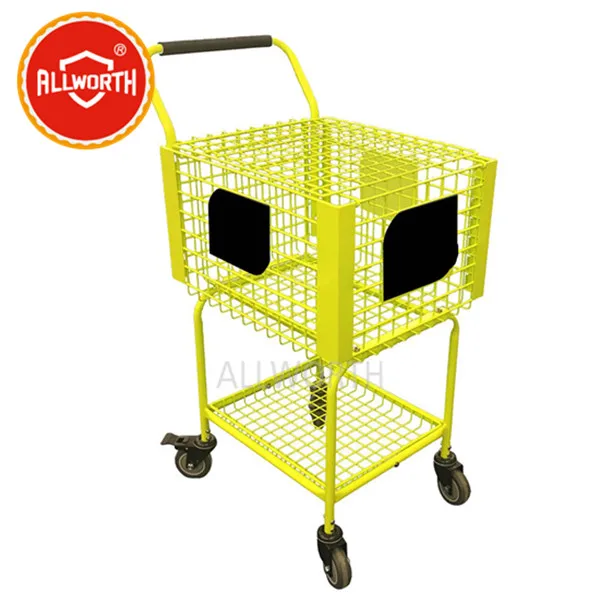 Tennis Ball Trolley With Divider Tennis Ball Basket With Wheels - Buy ...