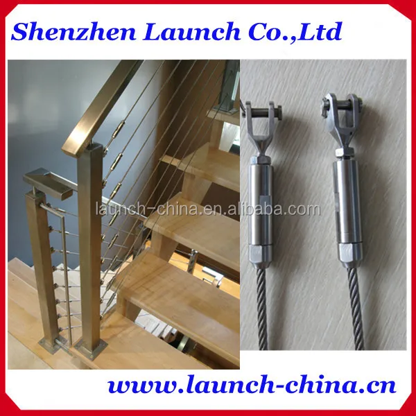 China Stainless Steel 316 Wire Rope Railing Fitting Wire Rope Tensor ...