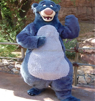 Baloo Mascot Costume/adult Bear Costume For Sale - Buy Baloo Bear Adult ...