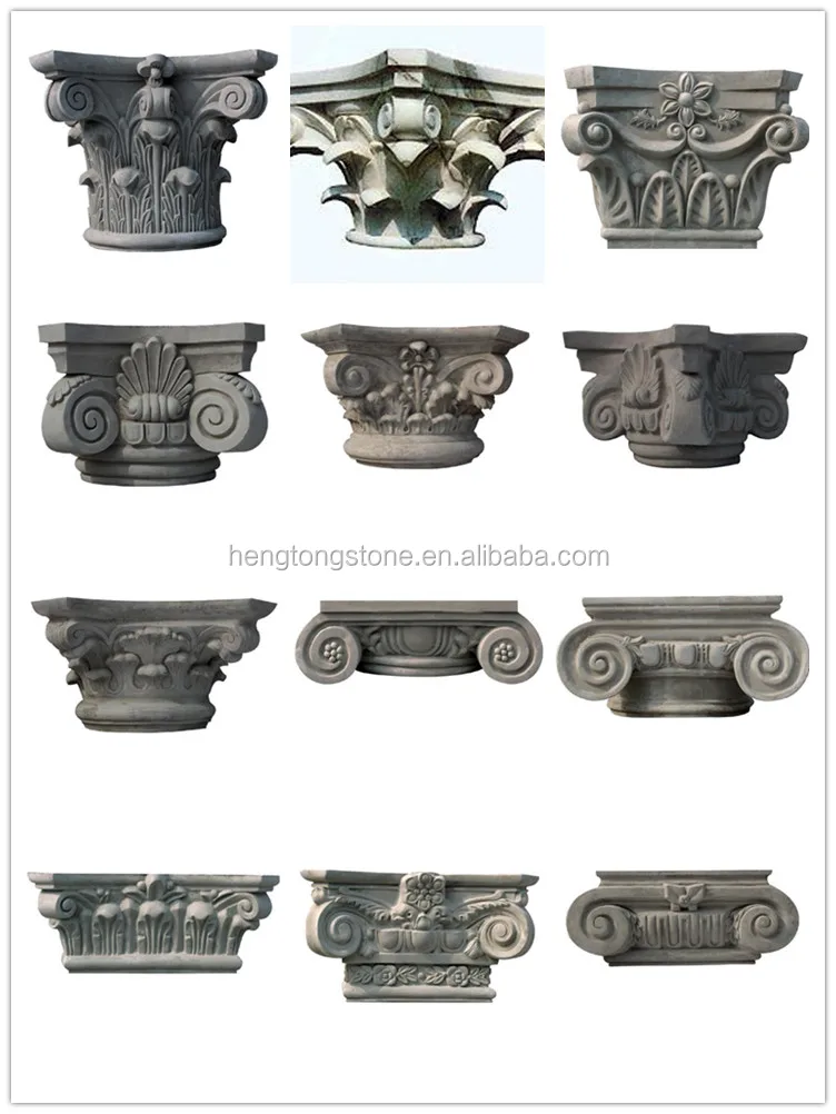 Hand Carved Natural Stone Decorative Column Caps - Buy Decorative ...