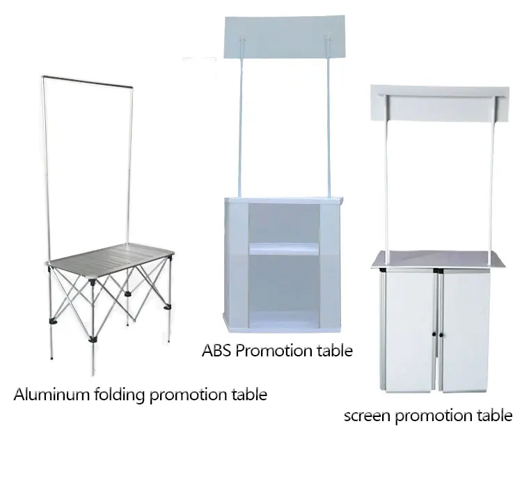 Portable Outdoor Pvc Abs Promotion Table Sample Counter For Outdoor ...