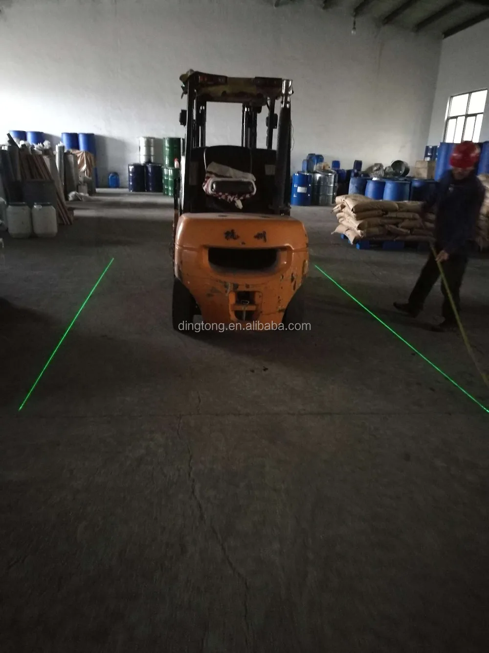 Forklift Laser Alignment System Danger Zone Light(red Or Green Color ...