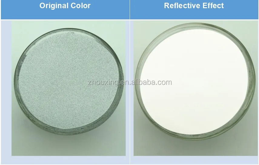 Aluminum Coated Gray Color Reflective Glass Powder For Silk Screen ...