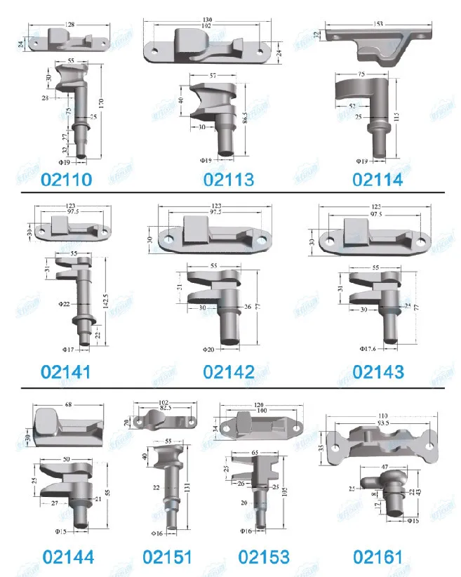 Truck Body Container Lock Cam Keeper Door Lock Keeper - Buy Casting ...