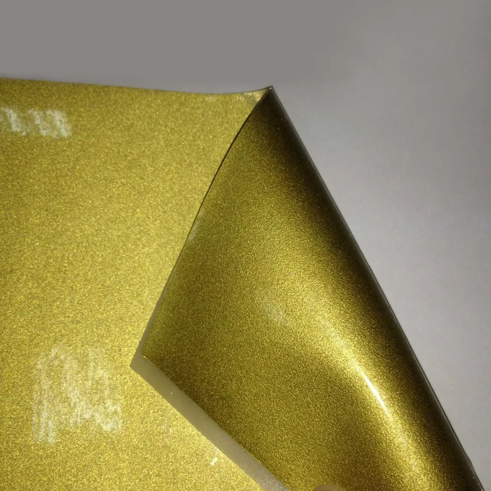 Gold Vinyl /glow Reflective Heat Transfer Vinyl For Lycra Material ...