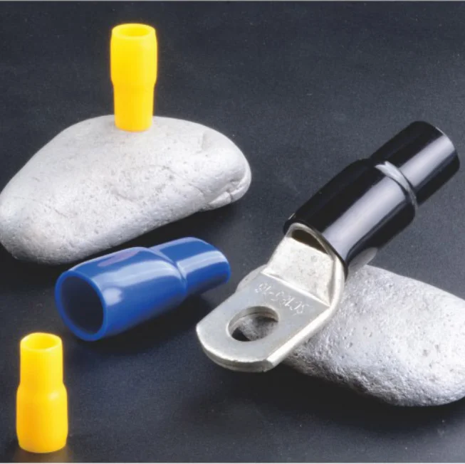 Factory Price Heat Shrinkable Tubular Lugs Shaped Pvc Plastic Wire End ...