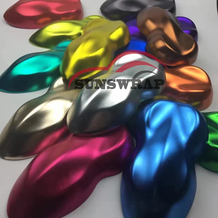 Premium Red Satin Chrome Vinyl Wrap With Air Bubble Free For Car Wrap ...