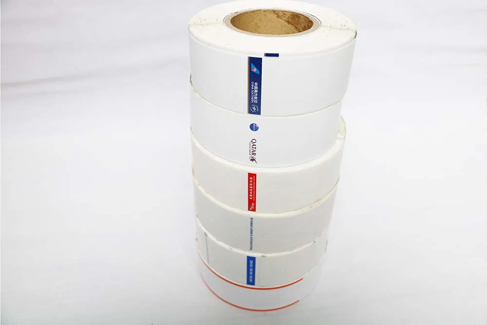 Thermal Bulk Luggage Tapes Airline Printing Paper Thermal Luggage Tape ...