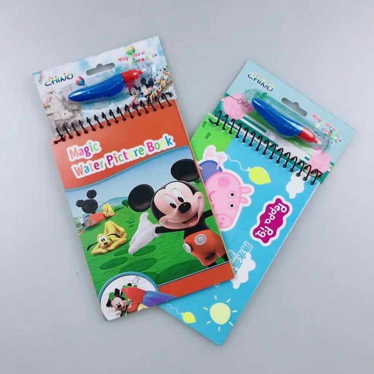 PVC Cover Gel Liquid Glitter Shaking Notepad for Students