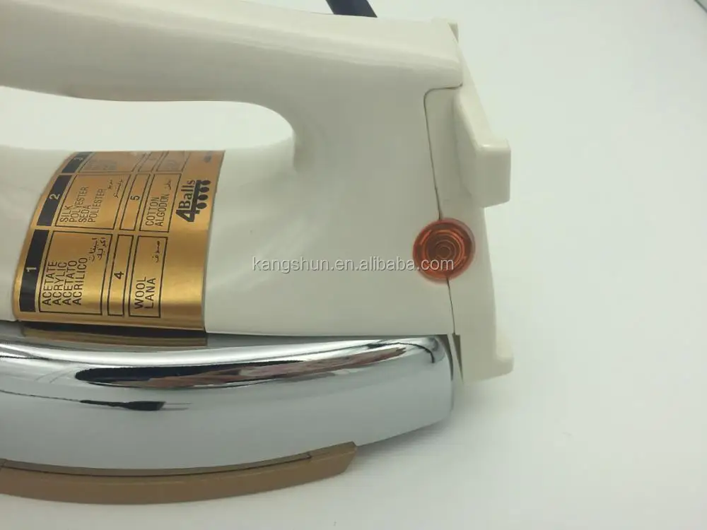 3530 National Iron Electric Heavy Weight Dry Iron with Non-Stick ...