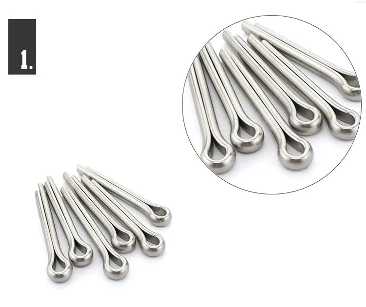 316 Stainless Steel Iso 1234 Split Cotter Pin - Buy Split Cotter Pin ...