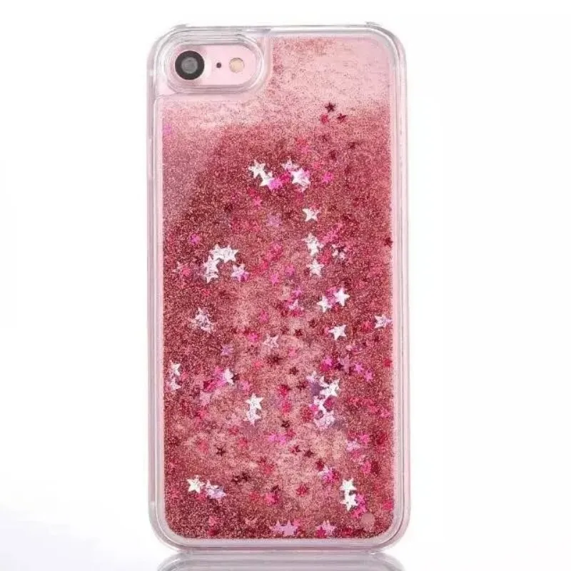 Phone Case Glitter Liquid Water Back Cover For Iphone 7 7 Plus ...