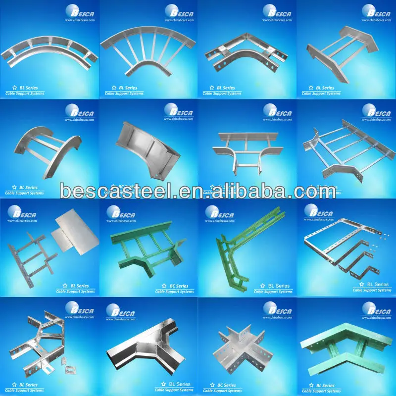 Hot Dip Galvanized Cable Ladder Rung Space 300mm - Besca