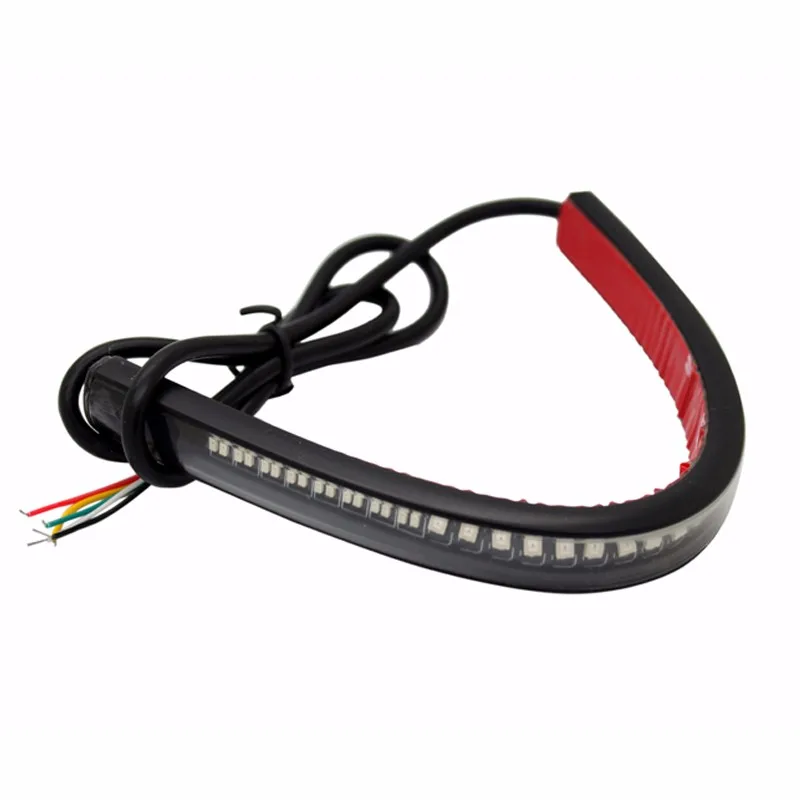 Universal Flexible 32led Motorcycle Strip Light Tail Brake Stop Turn ...