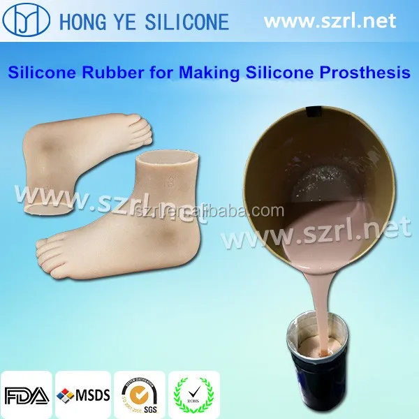 Liquid Silicone Rubber For Life Size Silicone Hands Prosthetic And ...