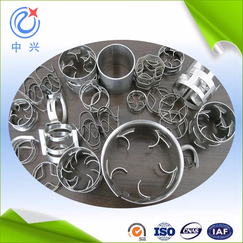 304 304L 316 316L Stainless Steel Metal Pall Ring for Scrubber Tower