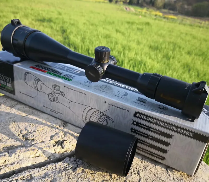 Luger 4-16x50aoe Scope Long Distance Hunting Tactical Optic Sight ...