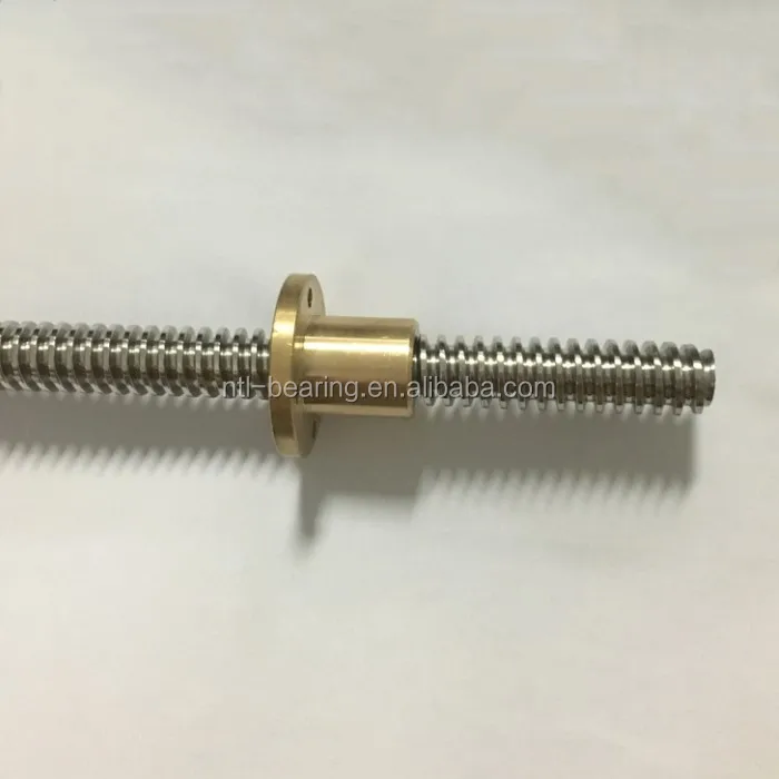 16mm TR16 stainless steel Trapezoidal lead screw Products from Changsha ...