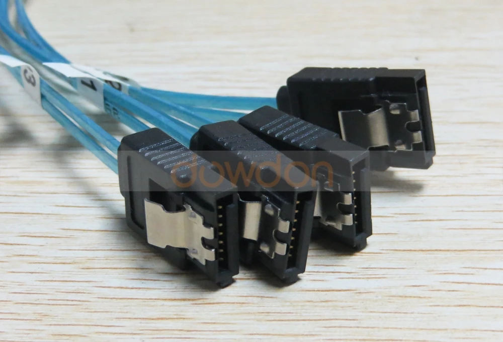 Internal Hd Mini Sas Sff-8643 Host To 4 Sata 7pin Target Hard Disk ...