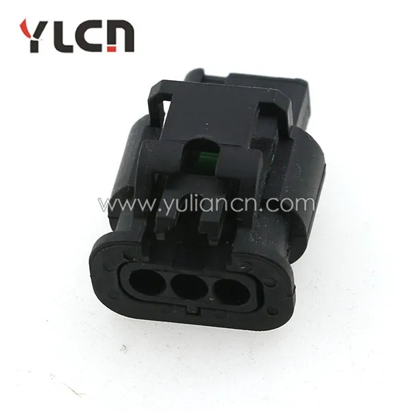 Ylcn Waterproof Female Electrical Connector 3pin Delphi Pa66 Connector ...