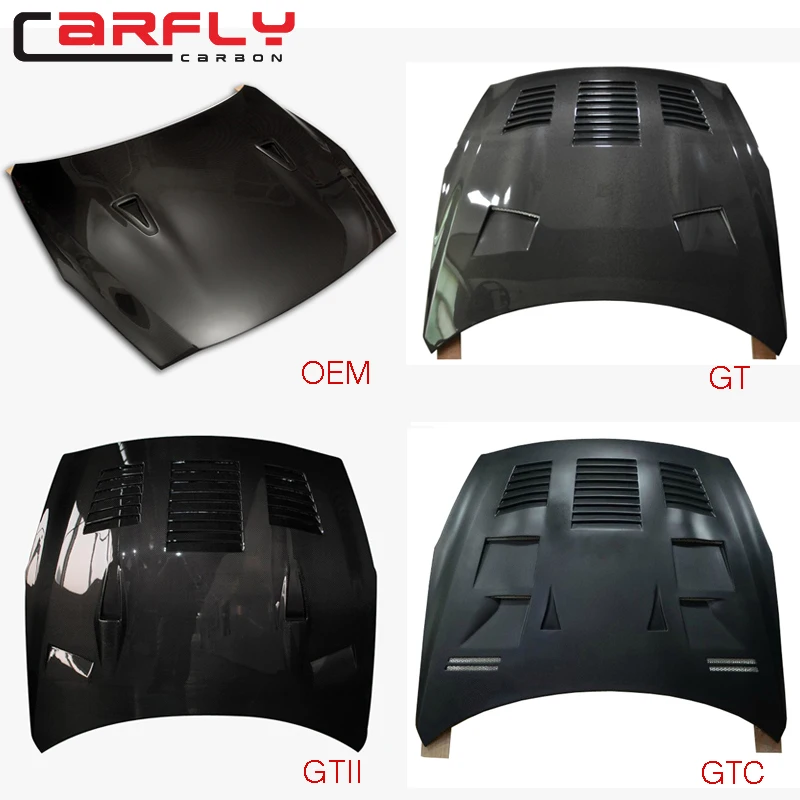 Top Secret Style Carbon Hood for Nissan GTR R35 Carbon Fiber Front Bonnet