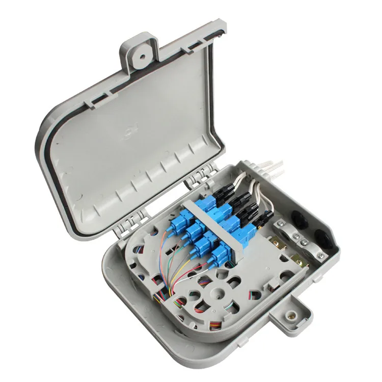 Ftth Abs Material Mini 8 Core Fiber Optic Termination Box For Stainless ...