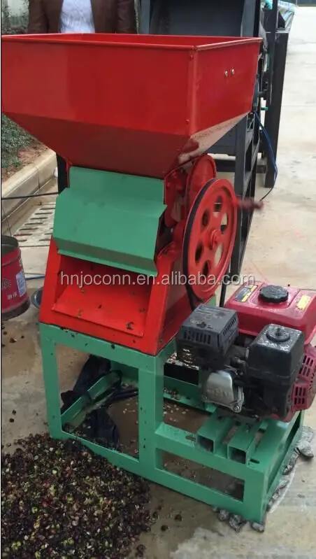 Adjustable Cherry Coffee Depulper / Stainless Coffee Pulping Machine ...