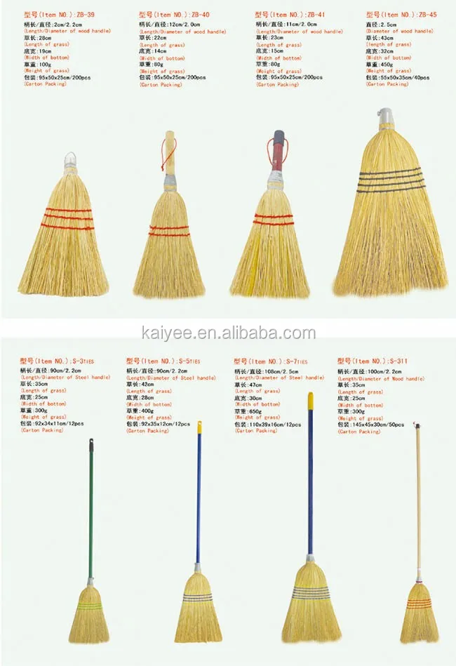 Brooms Factory In China,Length 56cm Garden Tool Long Wood Handle Broom ...