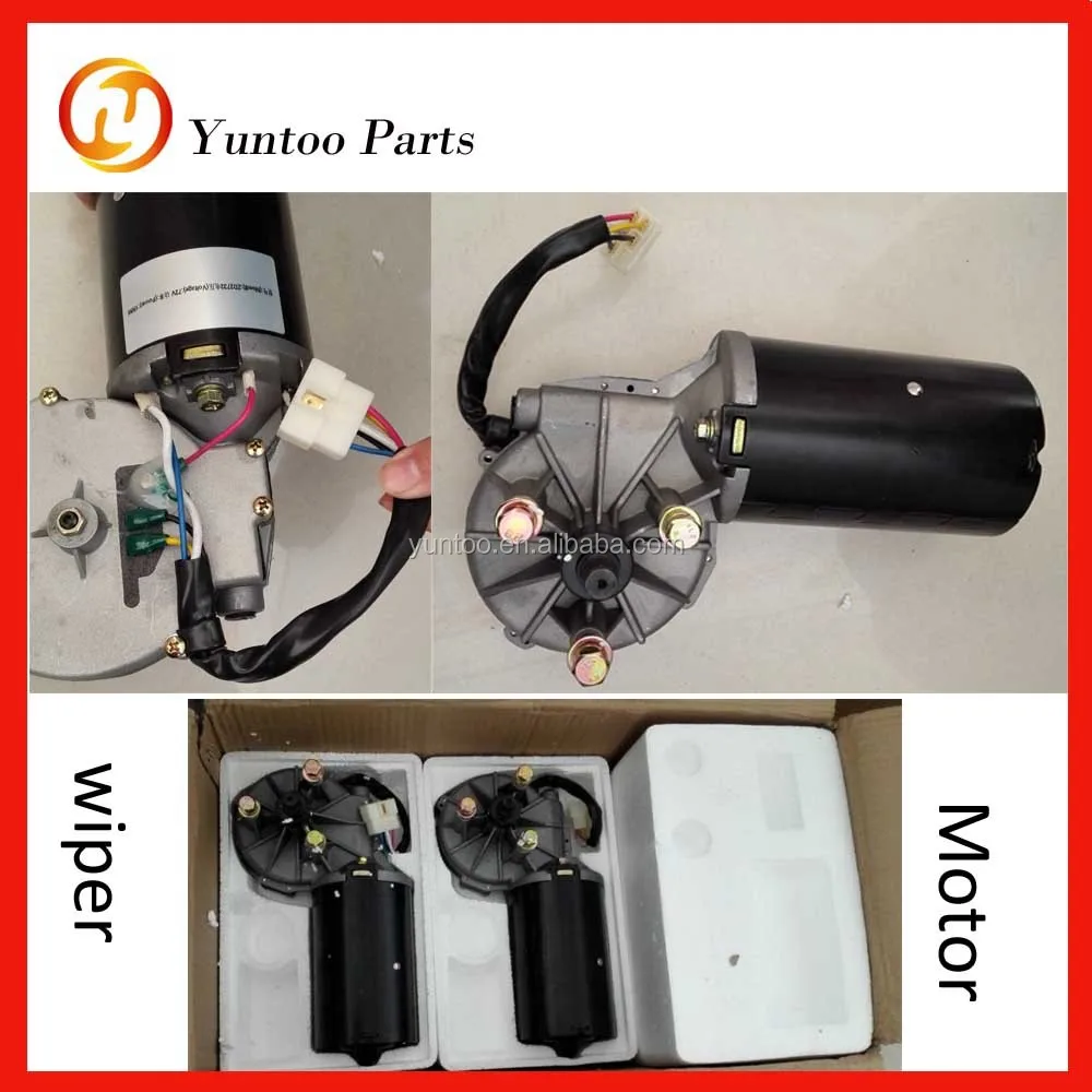 Small Wiper Motor Zd1332 12v/24v For Construction Machine - Buy Wiper ...