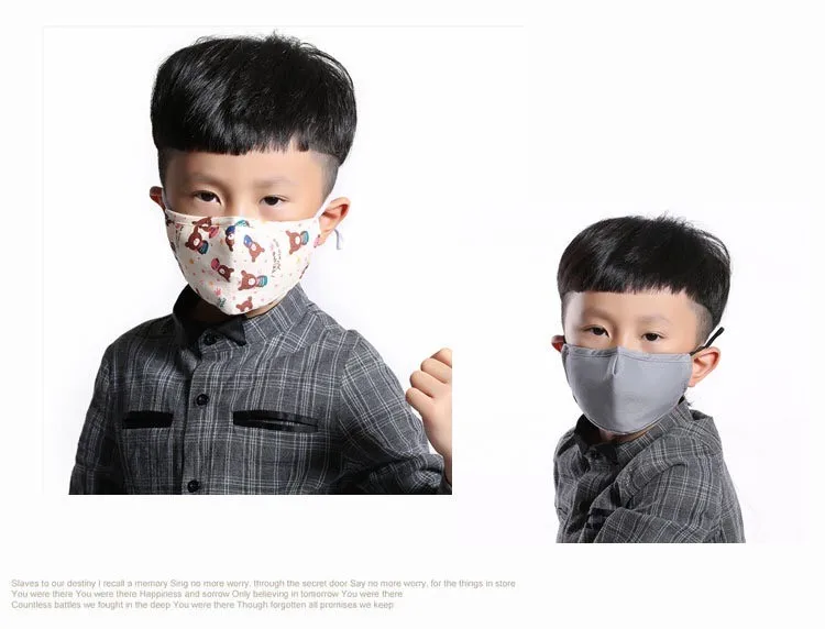 Cool Style Cotton Child Children Dust Mask In Sprinting And Summer ...