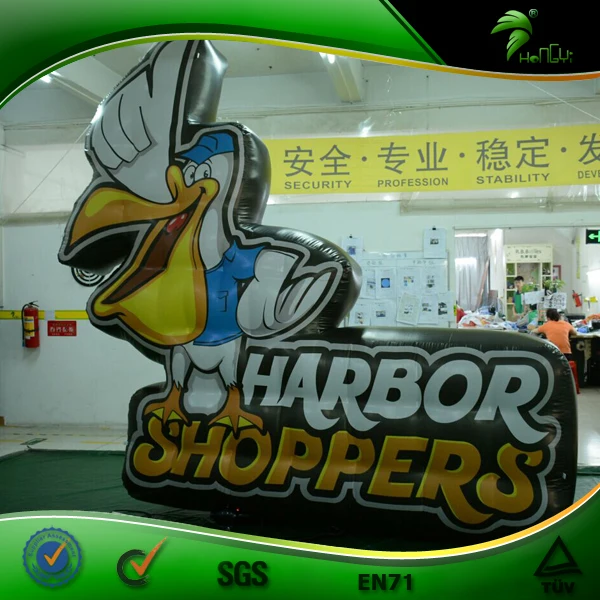 Rental Inflatable Billboard Advertising Inflatable Mascot Inflating ...