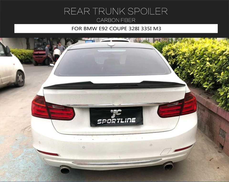 E92 M3 Rear Wing - Carbon Fiber Spoilers for BMW Coupes