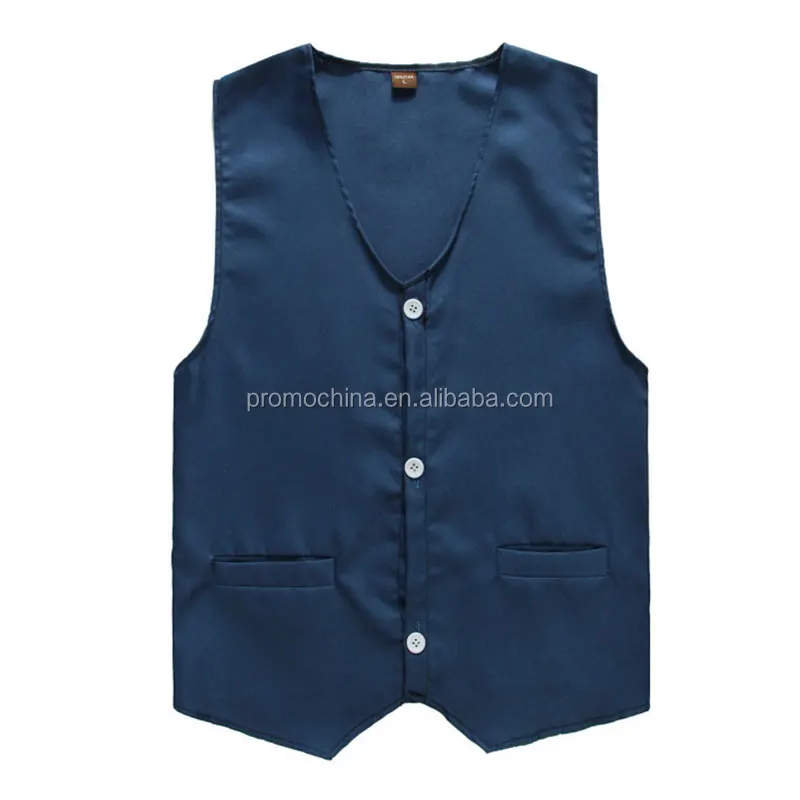 Factory Custom Plain Cheap Unisex Embroidery Logo Vests Workwear ...
