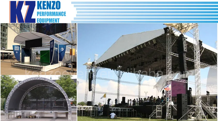 Outdoor All-Terrain Event Stage - Customizable & Durable