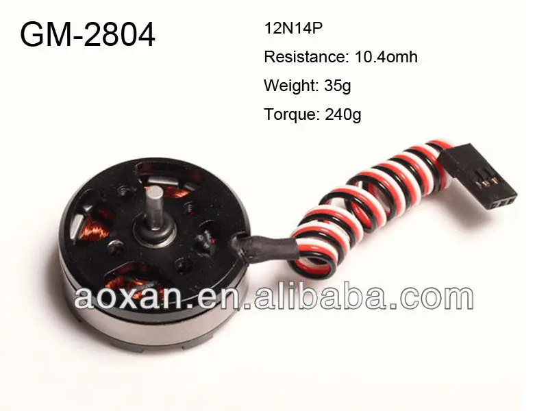 AX Gimbal Motor GM-2212 - High Efficiency for Gopro Cameras