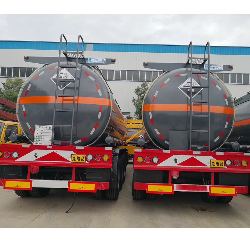 Custom 3-Axles Liquid Chemical Transport Tanker Truck