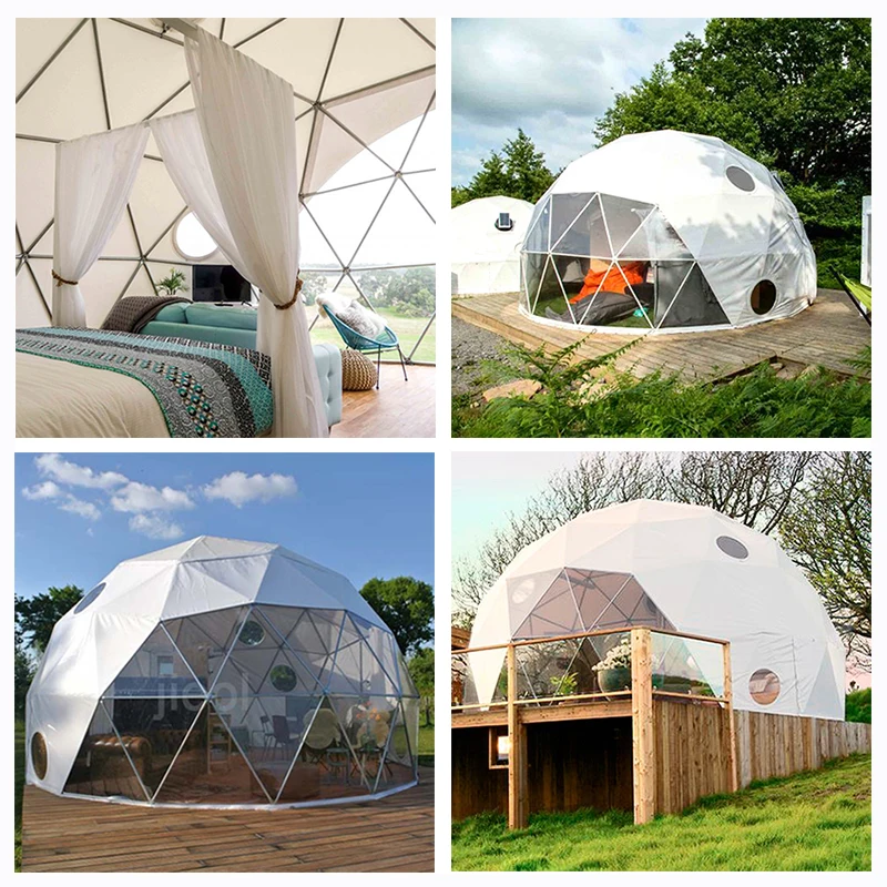 Glamping Dome Diameter 6m Eco Geodesic Glamping Dome Home Kits For Sale ...