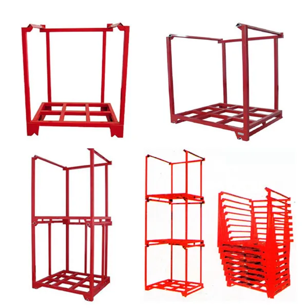 Steel Stacking Frames Industrial Warehouse Welded Pallet Racks Powder ...