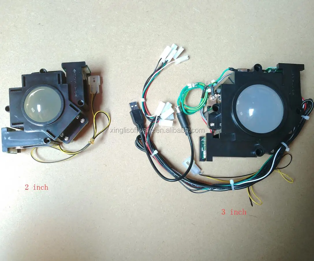 2" Diameter Illuminated TrackBall for Classical Game 60 in 1 Pcb Game ...