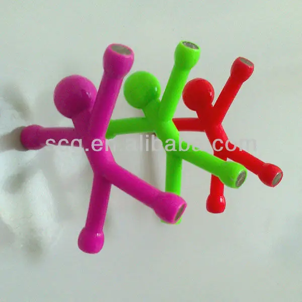 Mini Flexible Q-Man Magnet - Eco-Friendly Magnetic Toy
